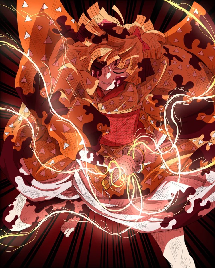 I tried to draw Zenitsu | Fandom