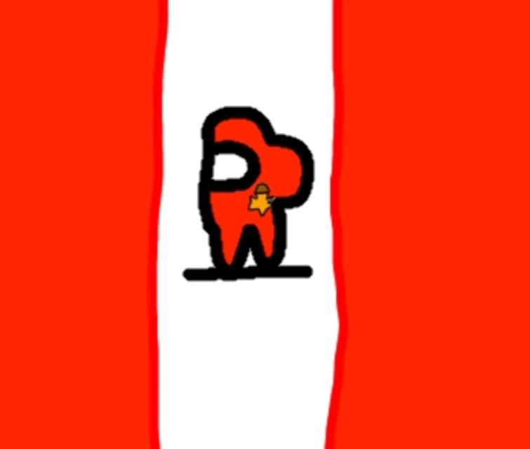 World flag, but has amog- I mean it has among us reference in it part 1 ...