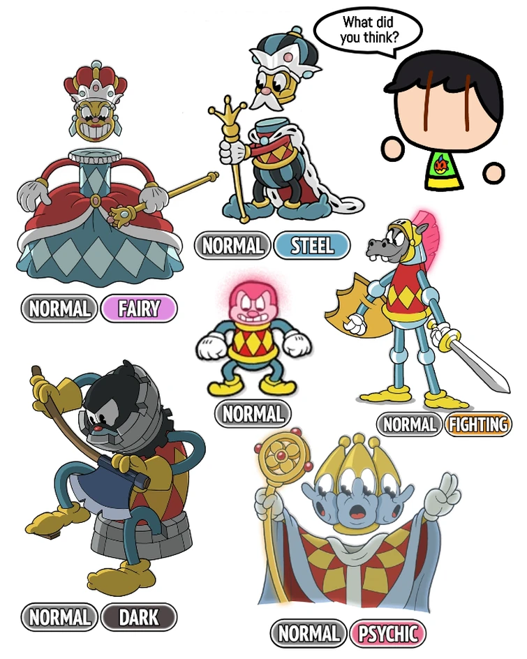 What if the chess pieces in Cuphead were Eevee? | Fandom