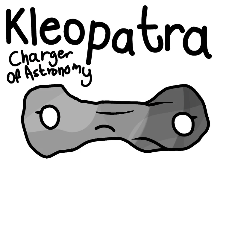 Last Asteroid Concept. Kleopatra. This post is just gonna be an image ...
