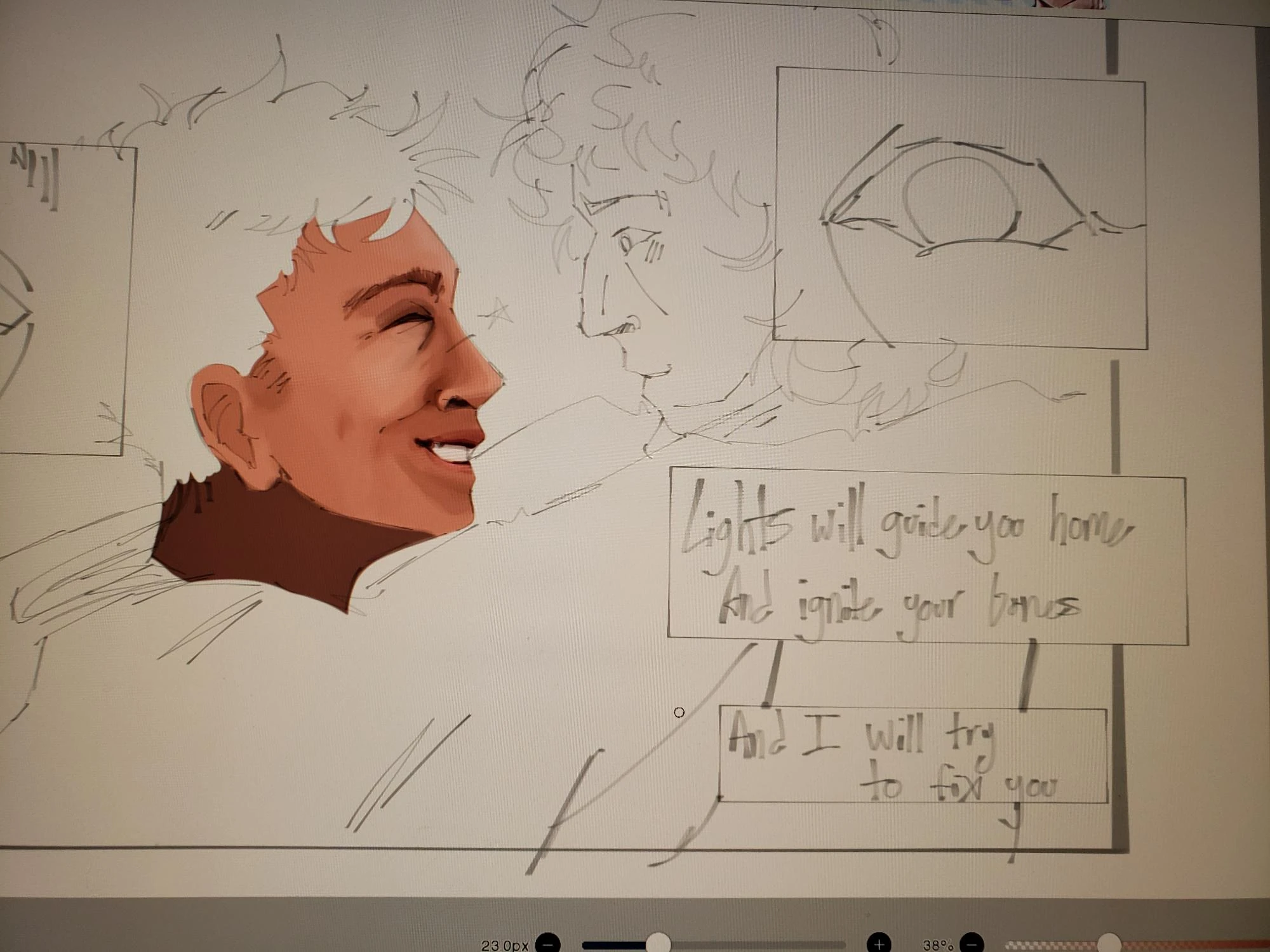 When the stage of music hyperfixation gets to picking out lyrics for art 🤑🤑🤑 | Fandom