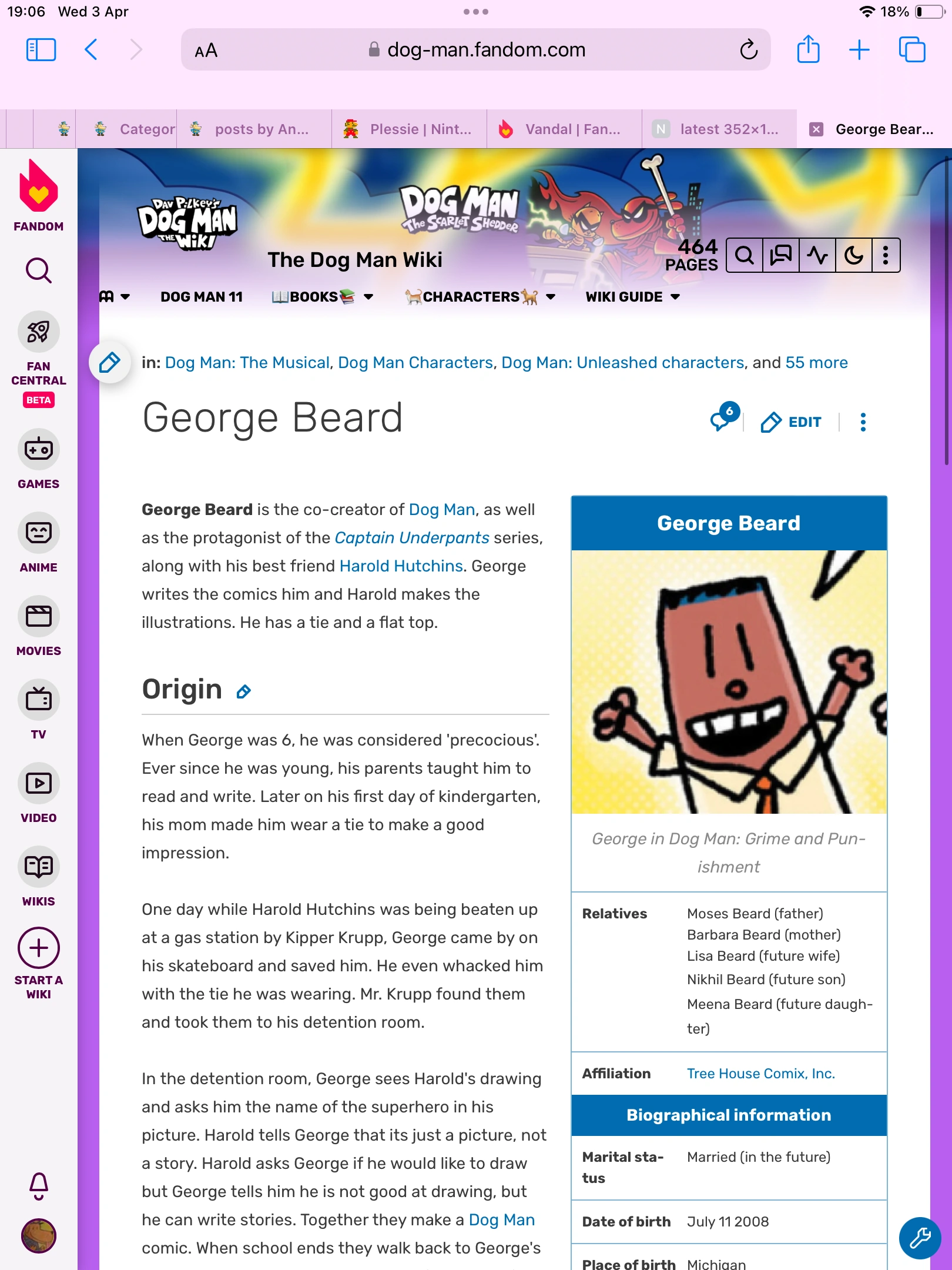 George Beard is back to normal | Fandom