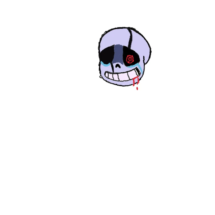 First drawing lol (Distortion!Sans WIP) | Fandom
