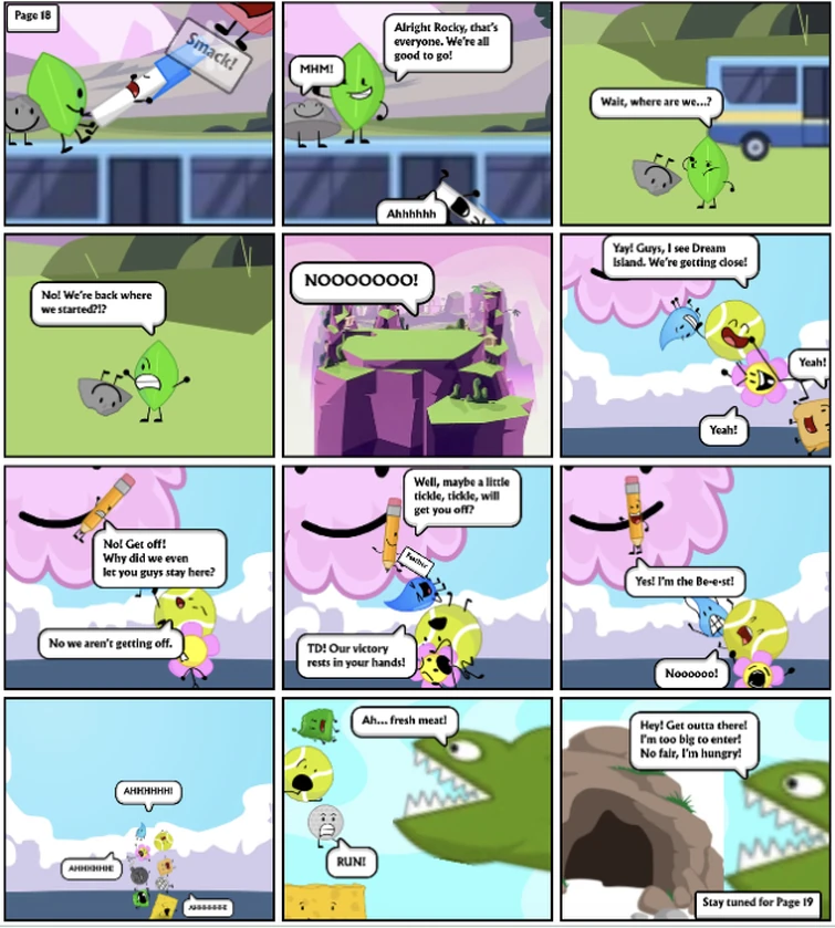 Battle for Dream Island: The Movie “Journey to Dream Island” Page 18 | Fandom