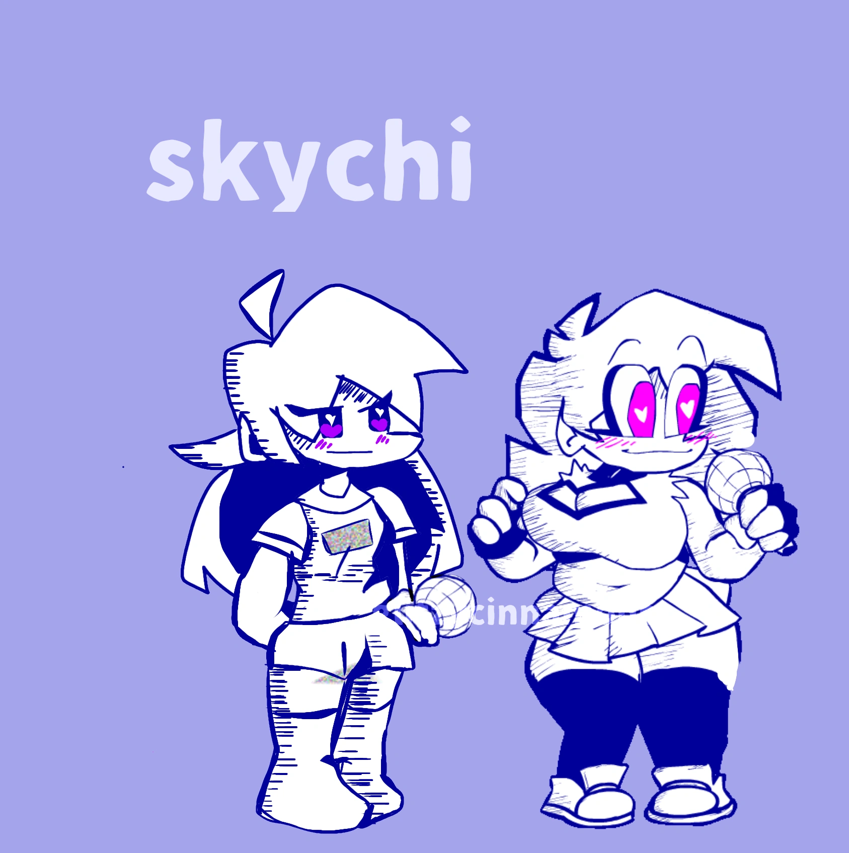 I tried to make skychi in skyblue's style | Fandom