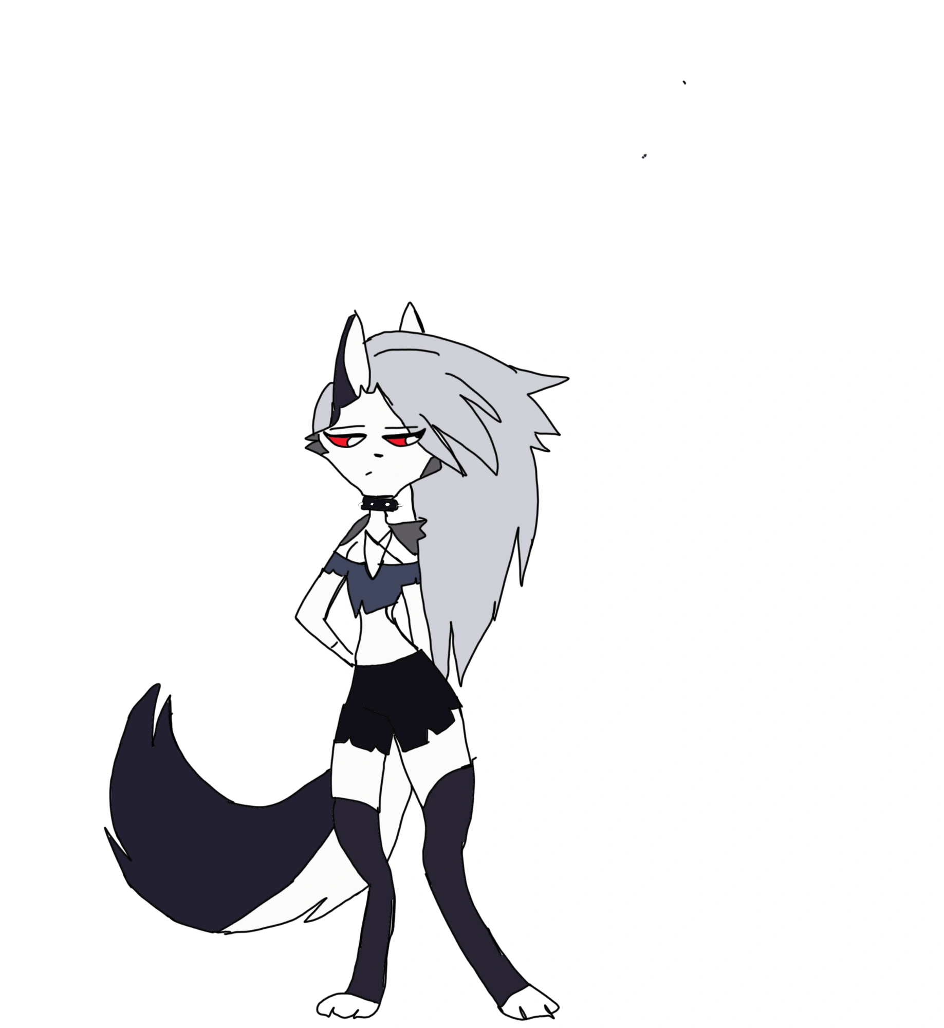 I tried drawing loona from helluva boss | Fandom