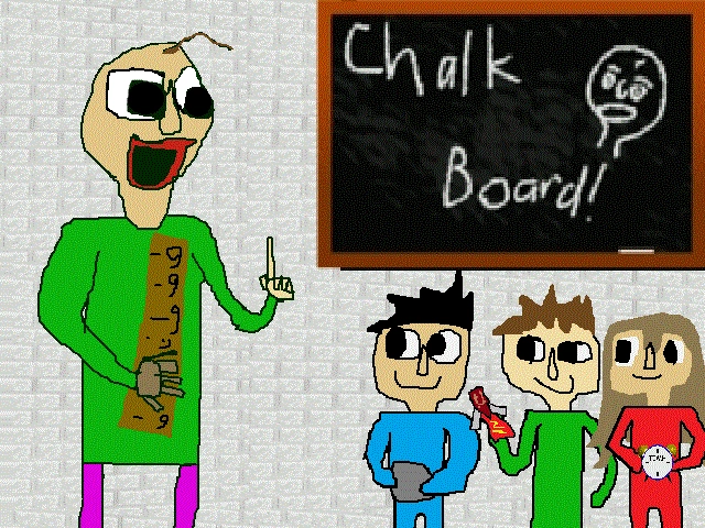 Rate my fanart from 0 to 10! Now Baldi with students! | Fandom