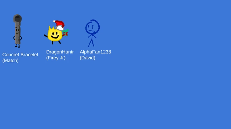 BFDI Wikians as BFB/TPOT Characters as TPOT Characters V 1.2 | Fandom