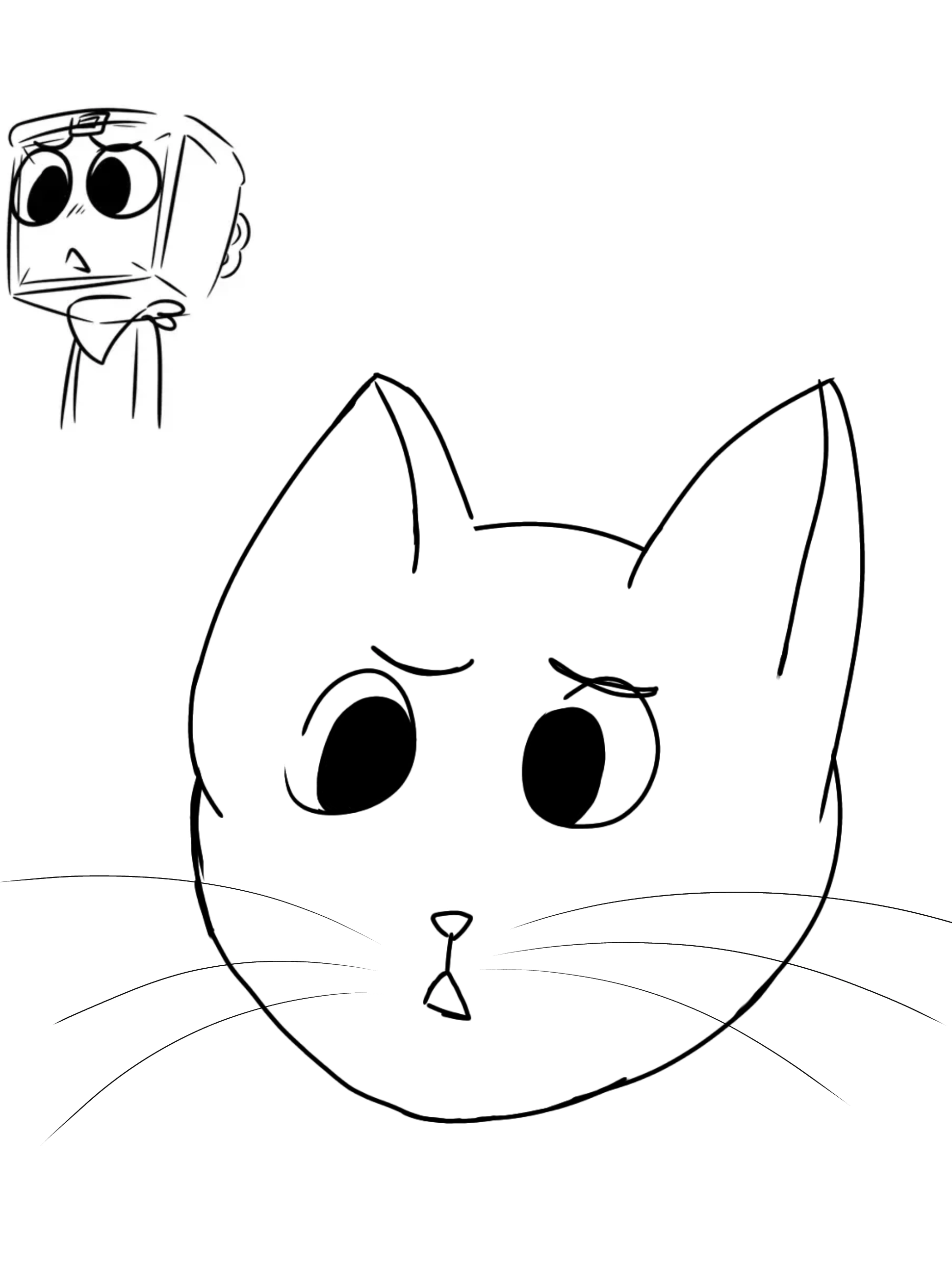 Boxten's doodle, but the cat | Fandom