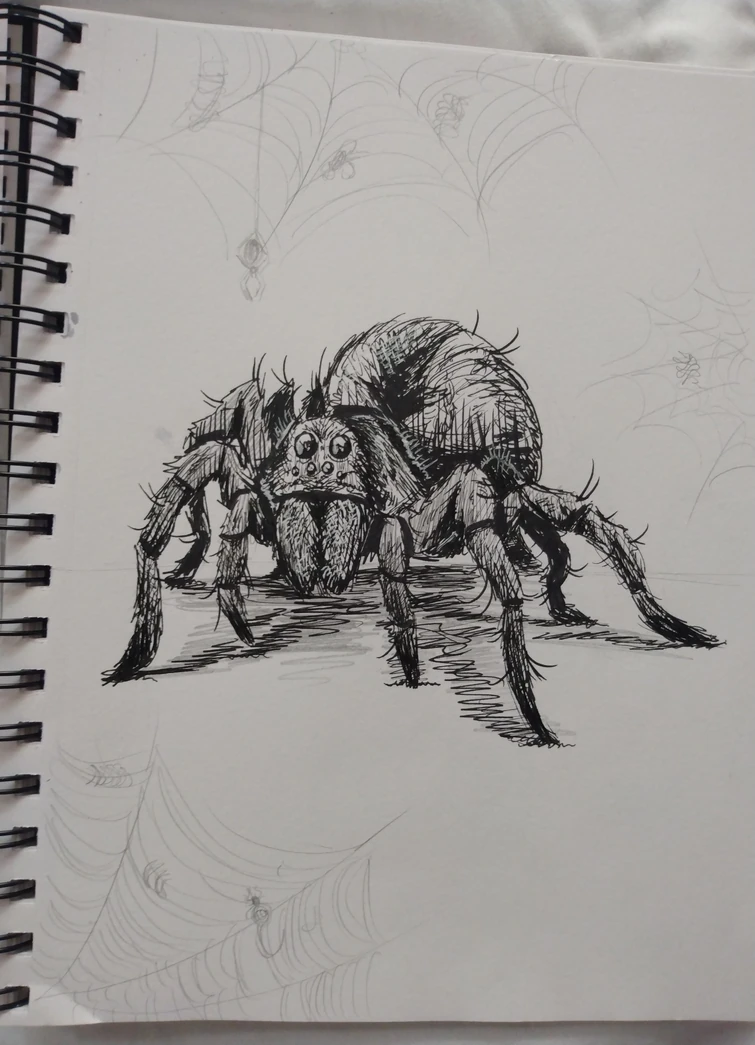 Inktober Day 2, Spiders | Fandom
