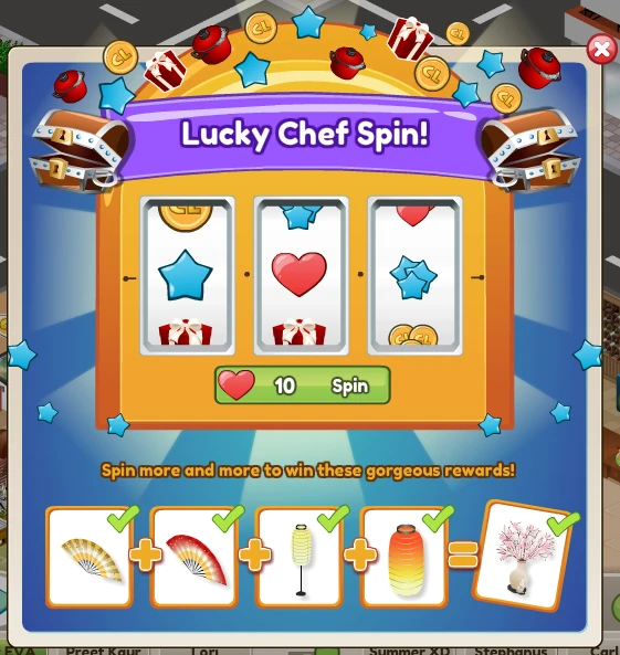 Lucky Chef Spin | CAFÉLAND Wiki | Fandom