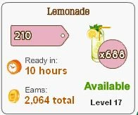 Lemonade | Cafe Life Wiki | Fandom