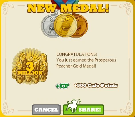 Prosperous Poacher | Cafe World Wiki | Fandom