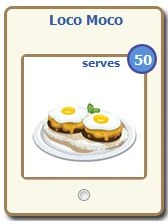 Loco Moco Gift | Cafe World Wiki | Fandom