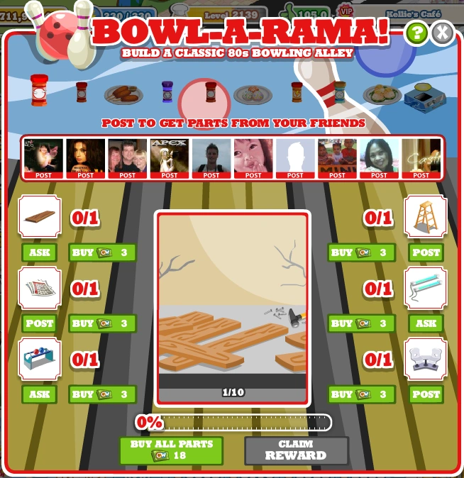 Bowl-a-Rama | Cafe World Wiki | Fandom