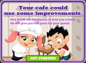 Hank Handyman Goals | Cafe World Wiki | Fandom