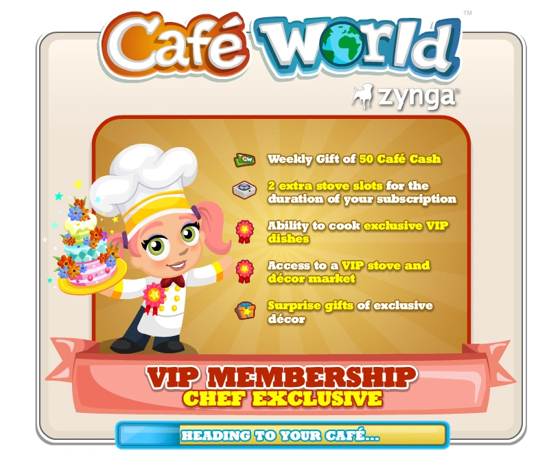Cafe World VIP Membership | Cafe World Wiki | Fandom