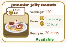 Jammin' Jelly Donuts | Cafe World Wiki | Fandom