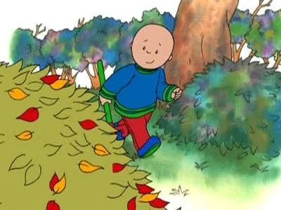 Caillou Rakes the Leaves | Caillou Wiki | Fandom