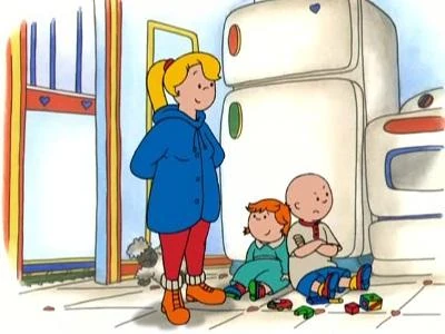 Caillou Und Rosie Umarmen Sich