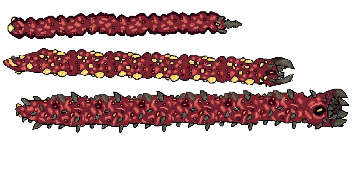 Perforator Worms | Calamity Paint Wiki | Fandom