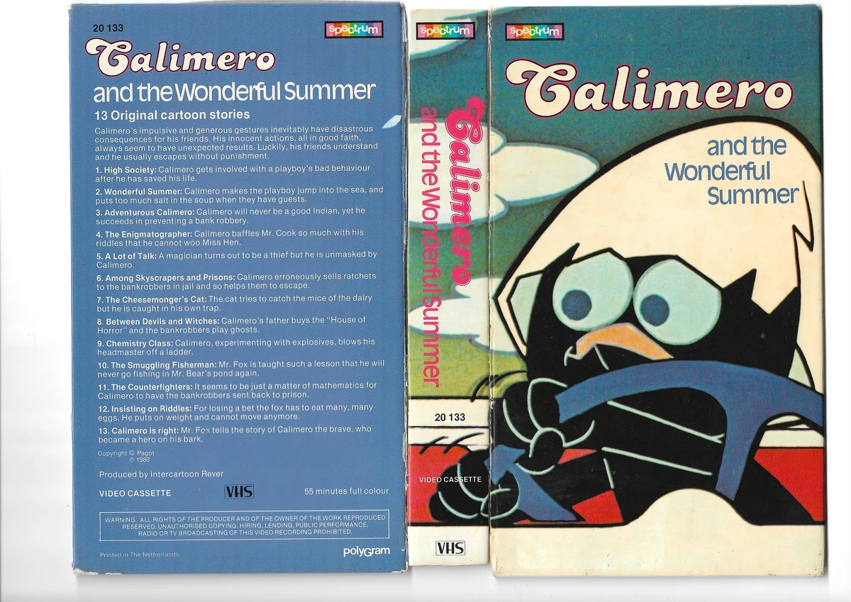 Calimero and the Wonderful Summer (video release) | Calimero Wikia | Fandom