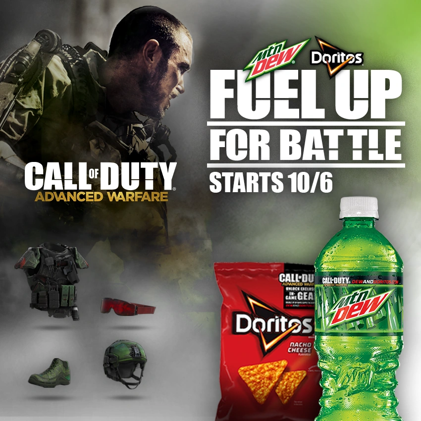 Mountain Dew Game Fuel Advanced Warfare