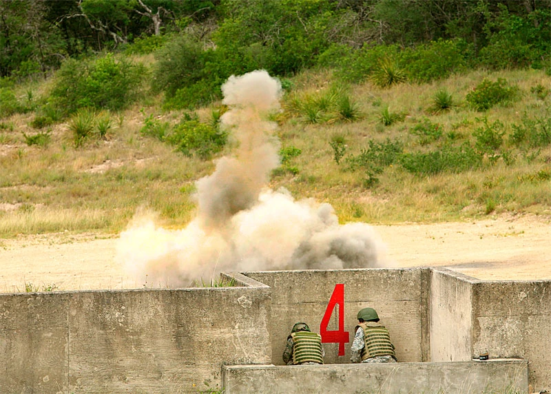 M67 Grenade Explosion