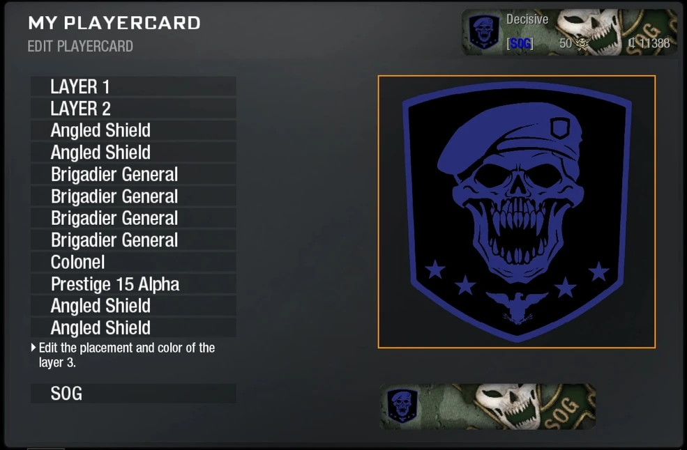 how to make cod emblems