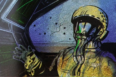 Zombie Astronaut Drawing