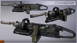 Call Of Duty Ghosts Chainsaw Gold