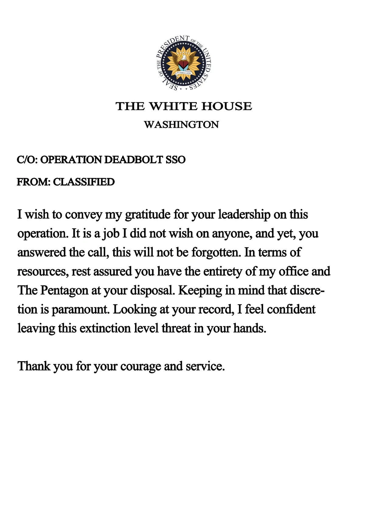 Operation Deadbolt Documents | Call of Duty Wiki | Fandom