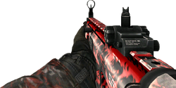 Red Tiger Camo Gun