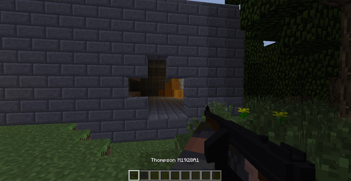 Thompson M1928A1 | Call to Battle-World War II mod for Minecraft Wikia ...
