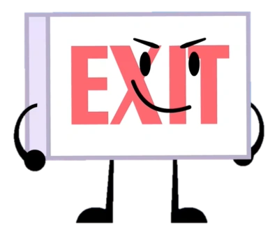 Exit Sign | Camp Objects Wiki | Fandom