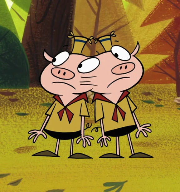 Conjoined Pigs | Camp Lazlo Wiki | Fandom