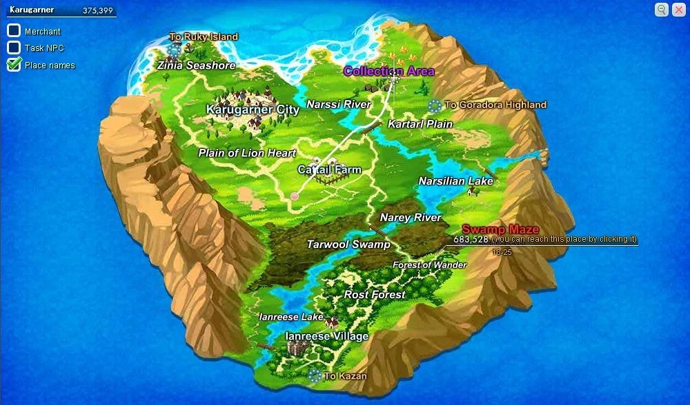 Locations | Canaan Online Wiki | Fandom