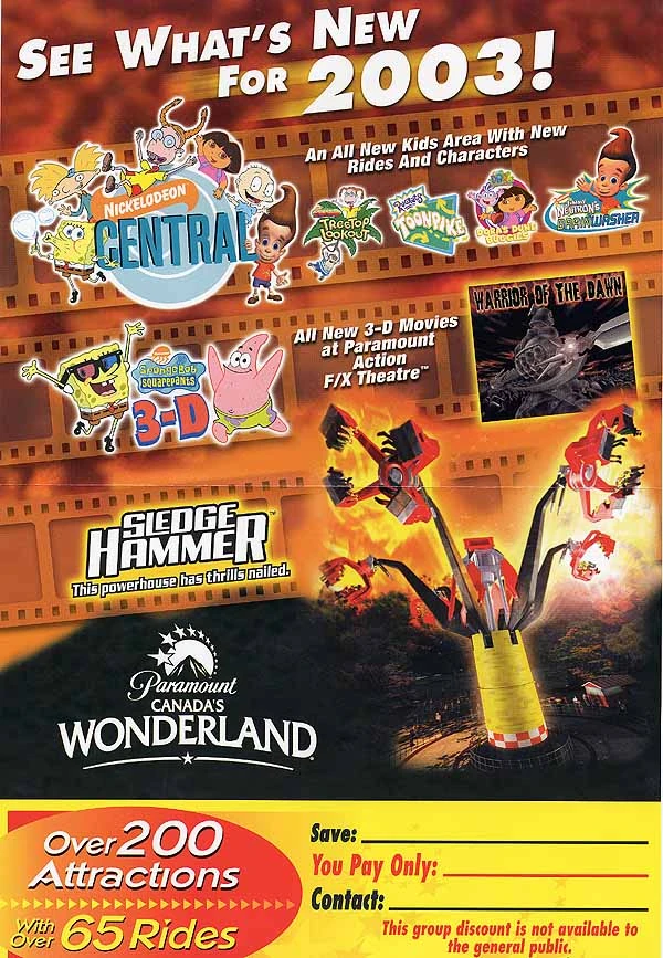 2003 season | Canada's Wonderland Wiki | Fandom