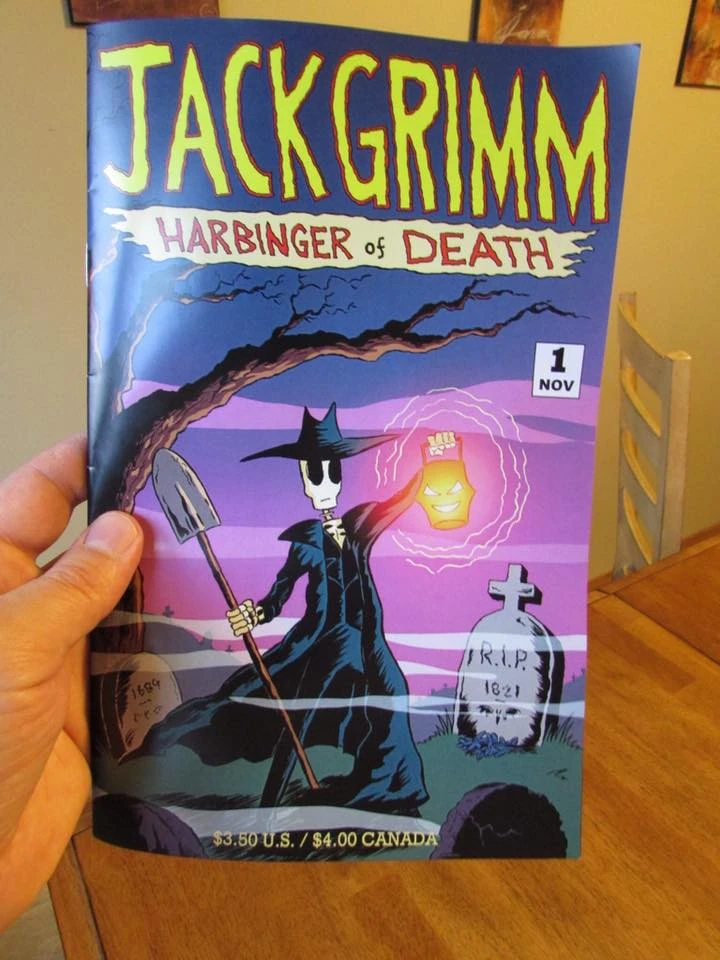 Jack Grimm: Harbinger of Death Issue 1 | Canadian Indie Comic Books ...