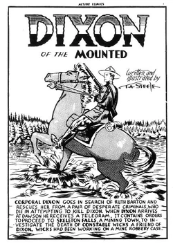 Dixon of the Mounted | Canadiancomicsdatabase Wiki | Fandom