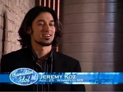 Jeremy Koz | Canadian Idol Wikia | Fandom