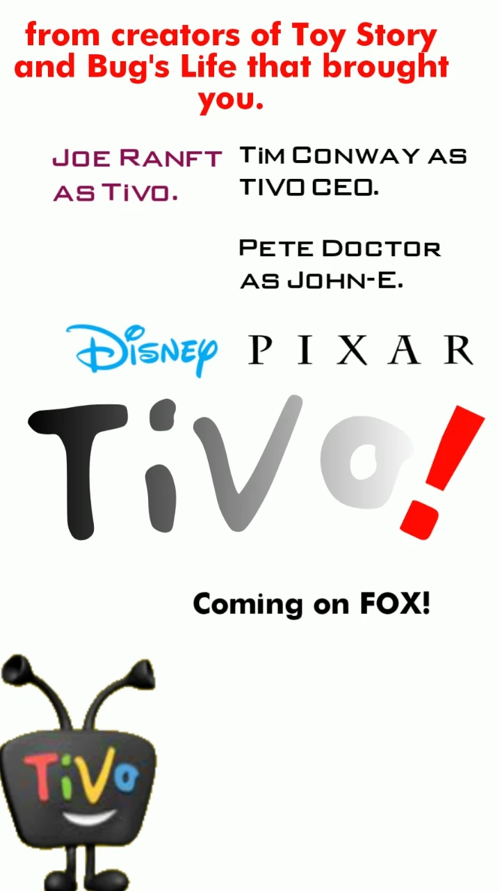 TiVo! (Pixar film) | Cancelled Movies Fanon Wiki | Fandom