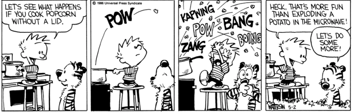 May 1986 comic strips | The Calvin and Hobbes Wiki | Fandom