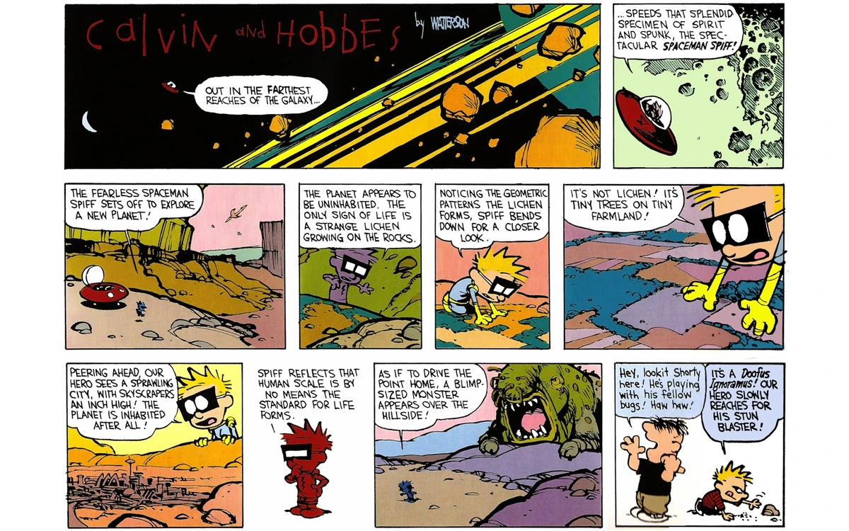 Tiny civilization | The Calvin and Hobbes Wiki | Fandom