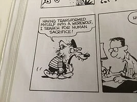 Calvin as a werewolf | The Calvin and Hobbes Wiki | Fandom