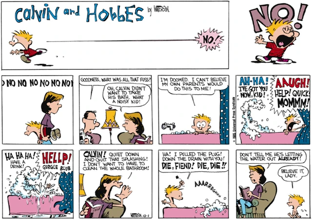December 1985 comic strips | The Calvin and Hobbes Wiki | Fandom