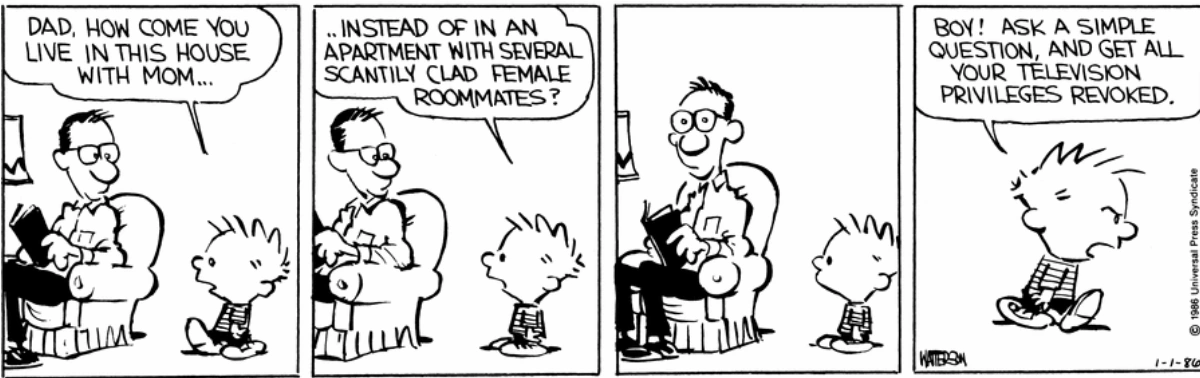 January 1986 comic strips | The Calvin and Hobbes Wiki | Fandom