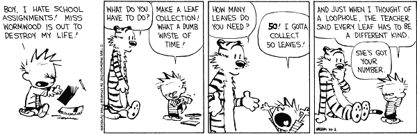 Leaf Collection | The Calvin and Hobbes Wiki | Fandom