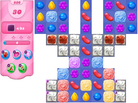 Level 836 CCSS | Candy Crush Saga Fanon Wiki | Fandom