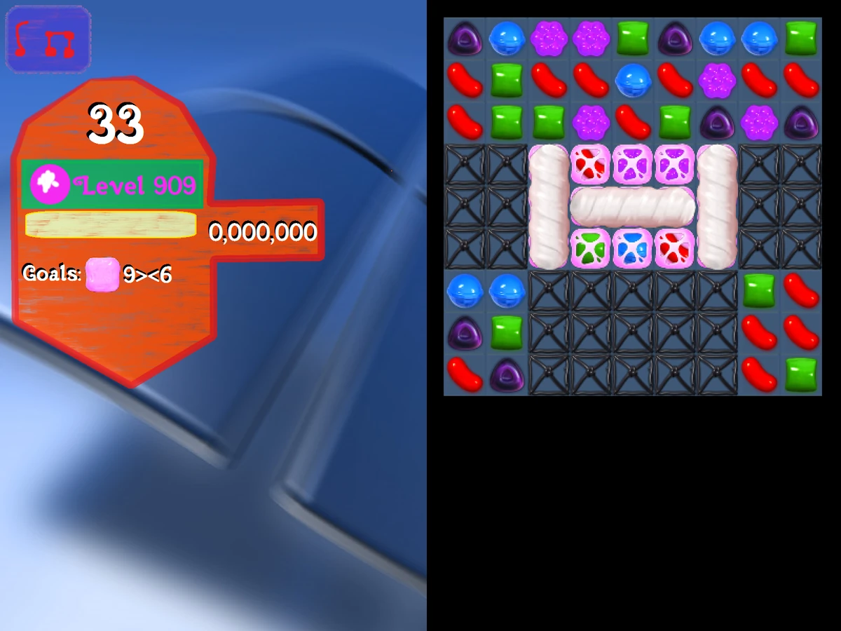 Level 909 (Super Saga) | Candy Crush Saga Fanon Wiki | Fandom
